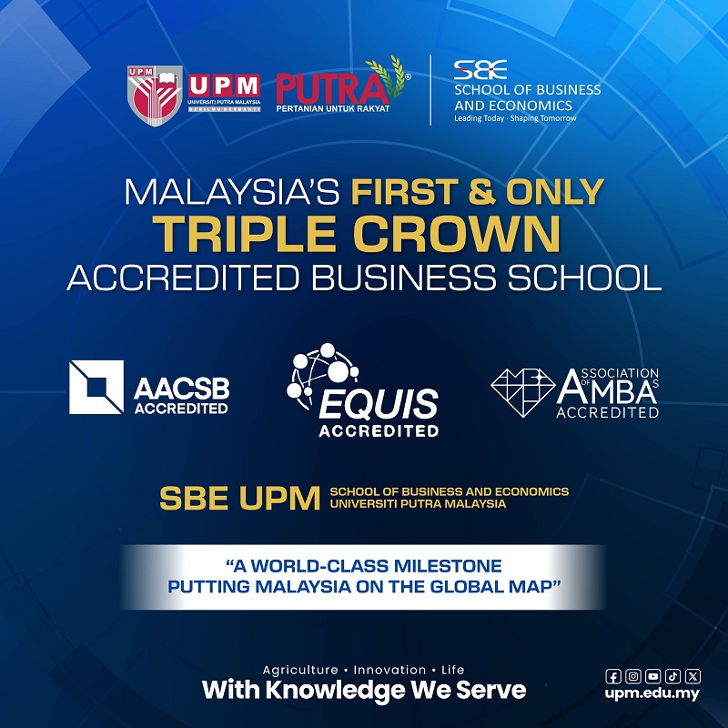 SBE UPM INSTITUSI PERTAMA DAN SATU-SATUNYA DI MALAYSIA PEROLEH ...